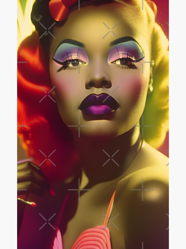 "Minnie The Moocher" Sticker for Sale by clubnoirai | Redbubble