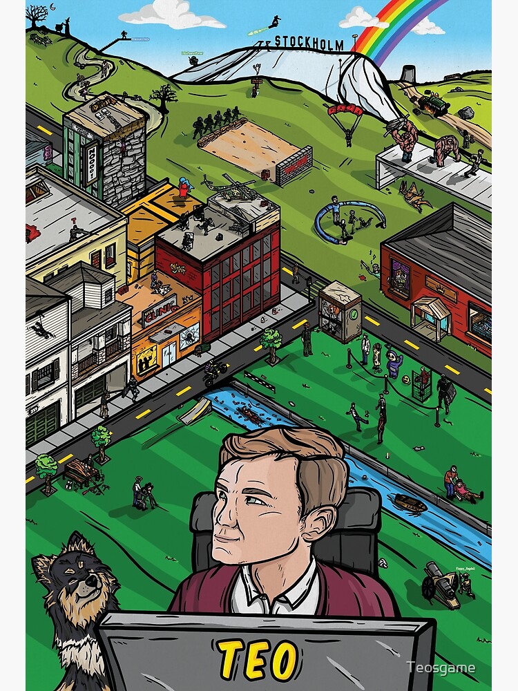 "Teo's World - Poster" Poster for Sale by Teosgame | Redbubble