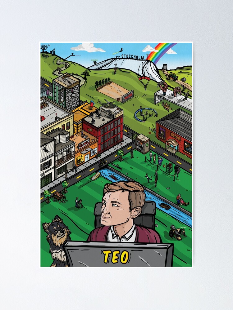 "Teo's World - Poster" Poster for Sale by Teosgame | Redbubble
