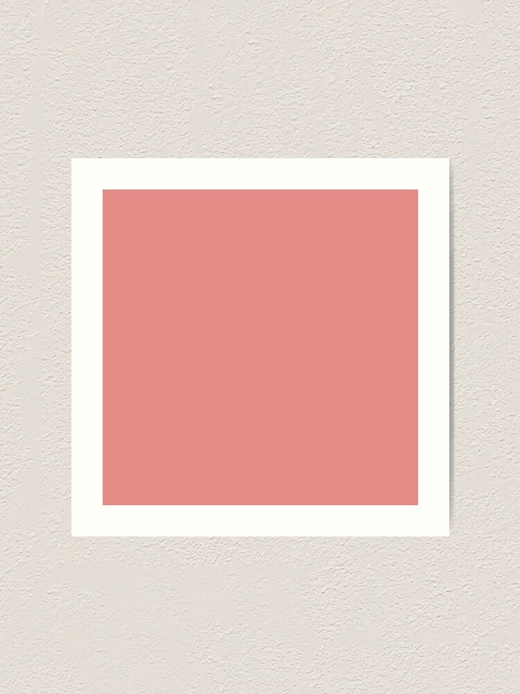 "Pink / Ruddy Pink Solid Color" Art Print by patternplaten | Redbubble