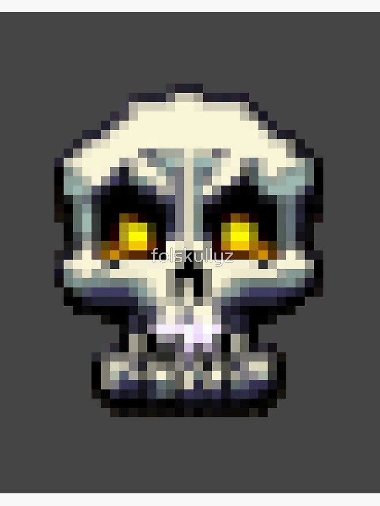 Evil Skull Pixel Art