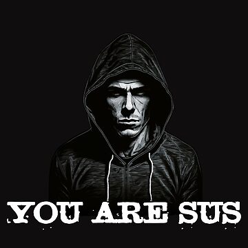 "you are sus" Stickerundefined by mohgdz | Redbubble