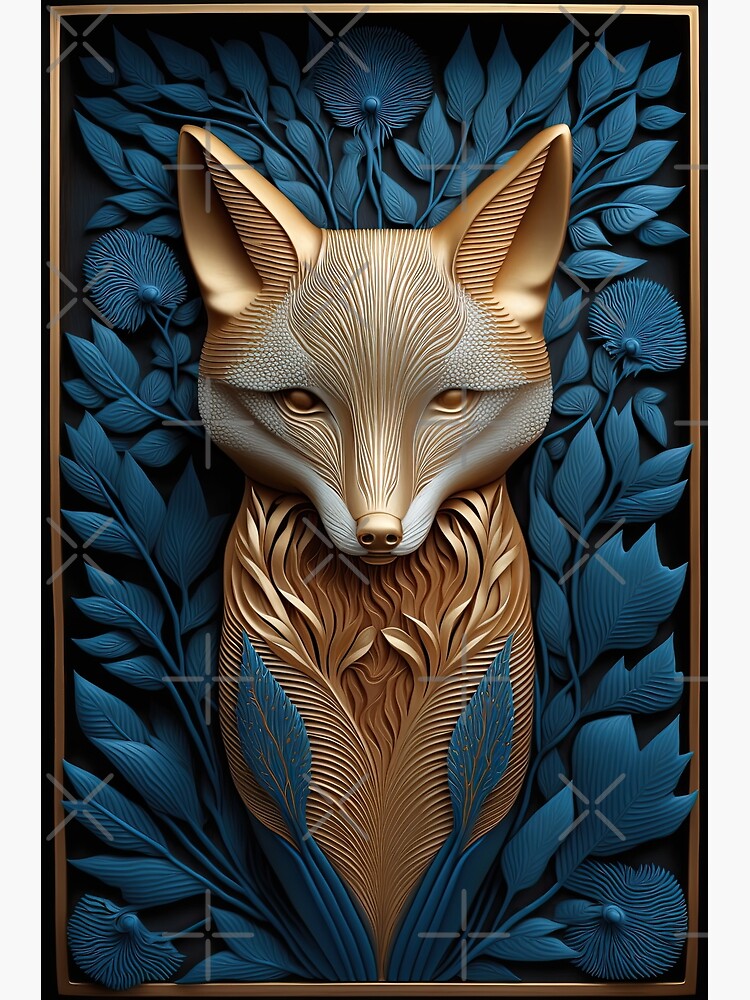 "Kitsune - The Mischievous Fox Spirit" Poster for Sale by TortoPlus ...