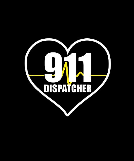 911 Dispatcher Logo 911 Dispatcher Logo Police Sheriff Dept Law
