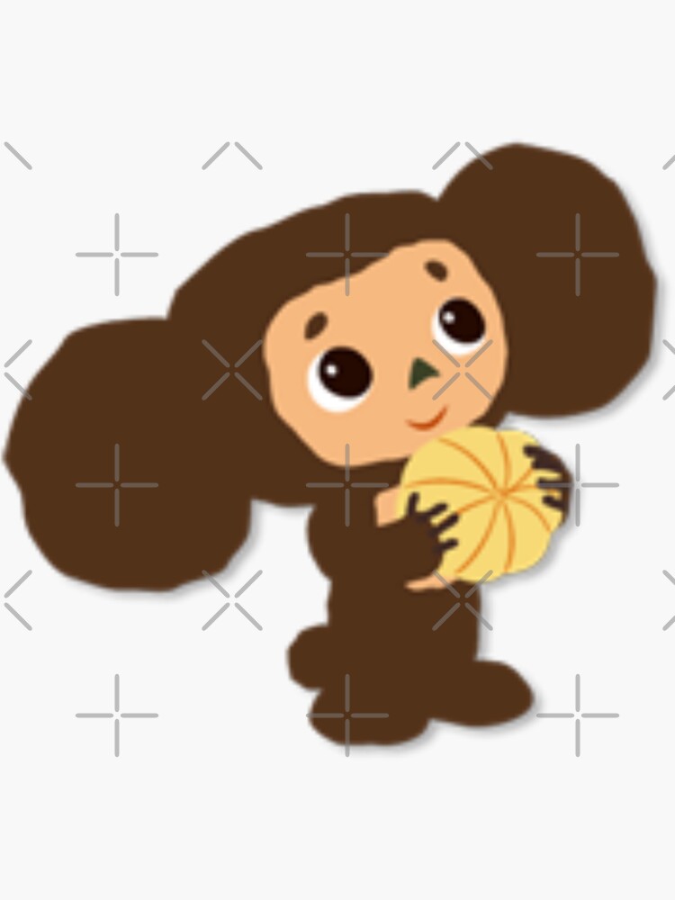 "cheburashka,чубурашка " Sticker for Sale by nuramixa | Redbubble
