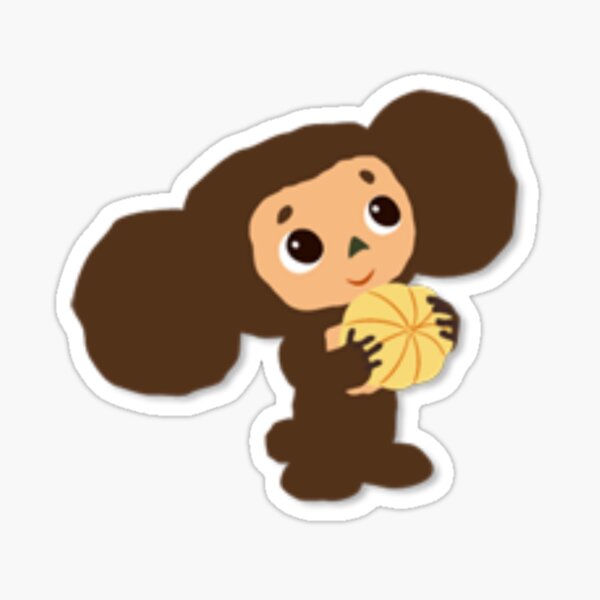 "cheburashka,чубурашка " Sticker for Sale by nuramixa | Redbubble