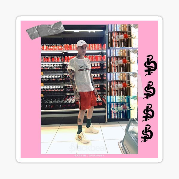 "blackbear cyber merch shirt" Sticker for Sale by FearOfGod | Redbubble