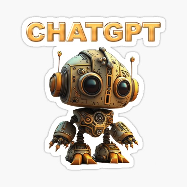 "CHATGPT-open Ai stickers." Sticker for Sale by Loumadraem93 | Redbubble