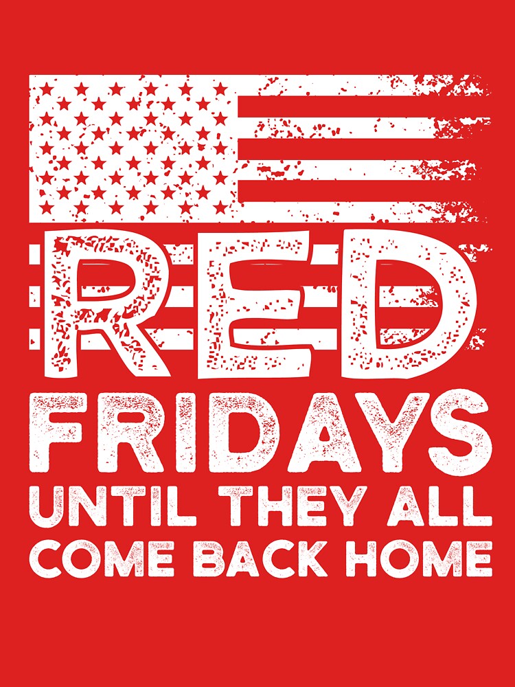 "Red Friday Military Shirt For Soldiers Supporters" T-shirt by inkedtee ...