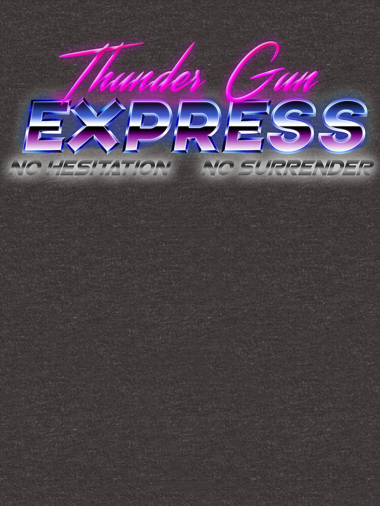 "Thunder Gun Express " Essential T-Shirt for Sale by PMaker Designs ...