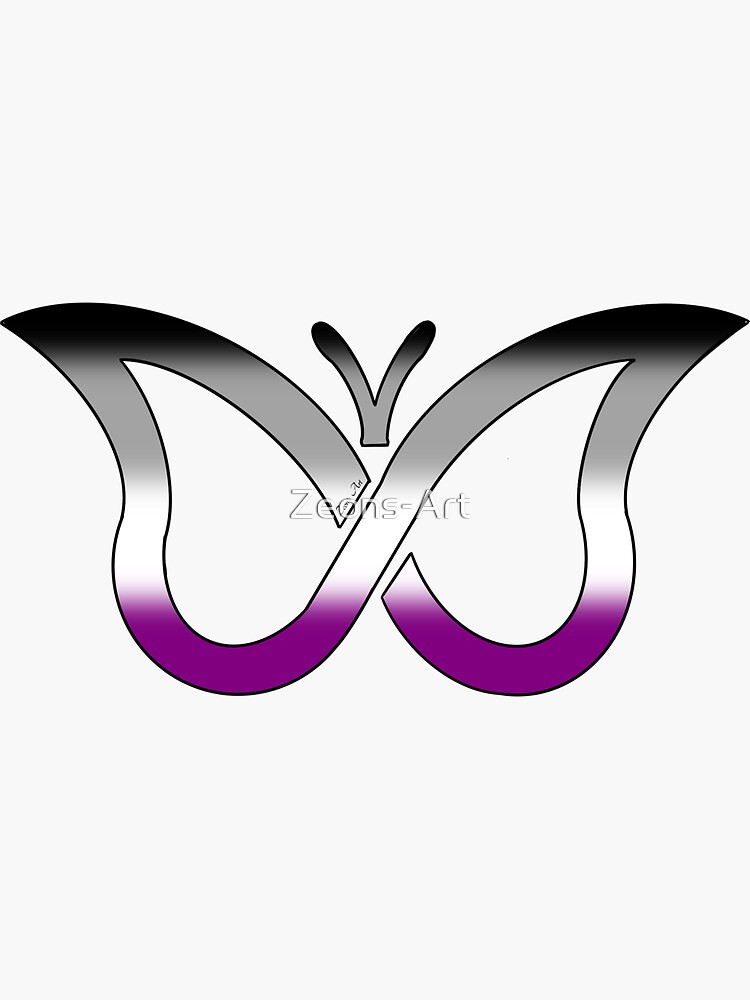 "ADHD and Ace Pride Butterfly" Sticker for Sale by Zeons-Art | Redbubble