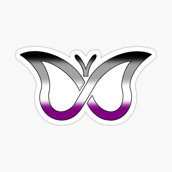"ADHD and Ace Pride Butterfly" Sticker for Sale by Zeons-Art | Redbubble