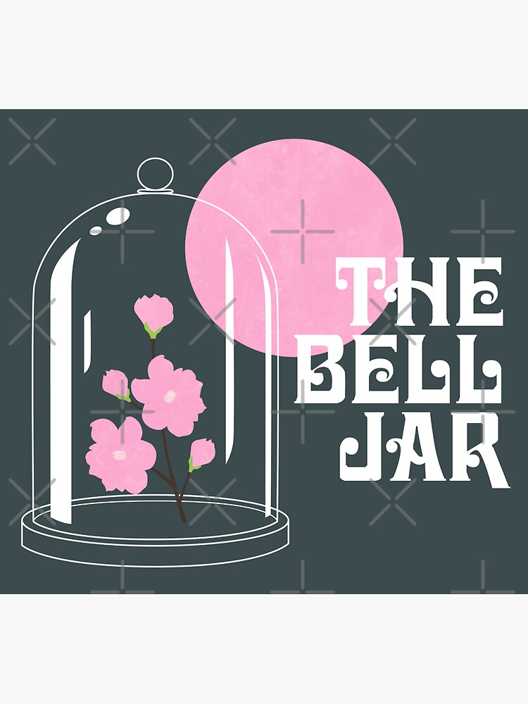 "The Bell Jar" Sticker for Sale by Plan8 | Redbubble