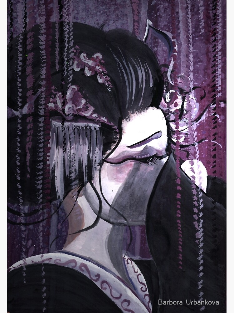 Geisha in Wisteria: The Timid Concubine Premium Matte Vertical Poster ...