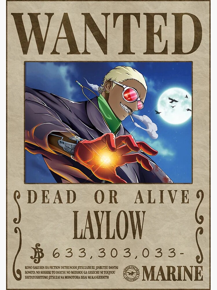 "One piece laylow poster" Poster by LeTakens | Redbubble