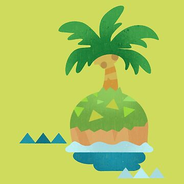 "Island Loading Screen" Sticker for Sale by Ohmera | Redbubble