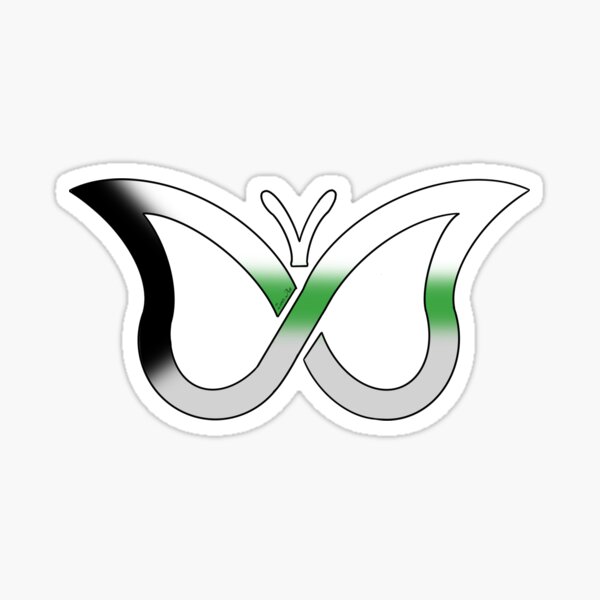 "ADHD and Demiromantic Pride Butterfly" Sticker for Sale by Zeons-Art ...
