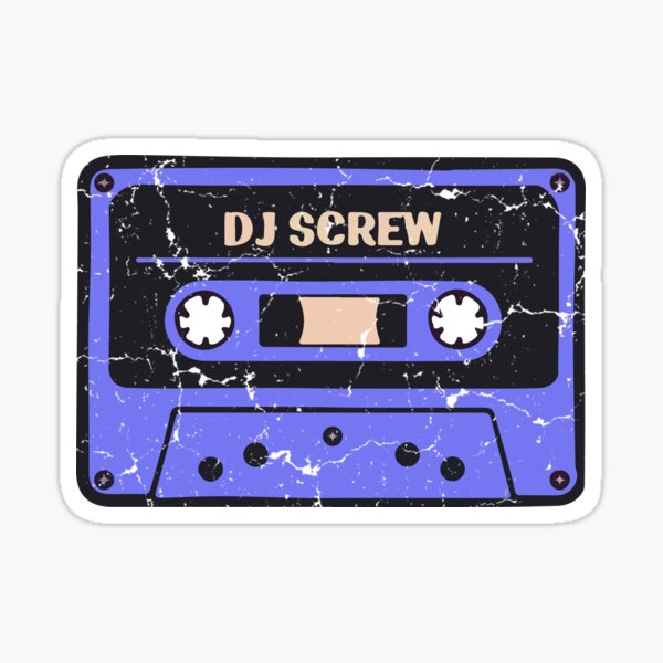 "DJ Screw " Sticker for Sale by OUTofBUSINESS | Redbubble