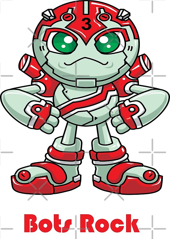 "Bots Rock Robots AI Artificial Intelligence" by ProjectX23 | Redbubble