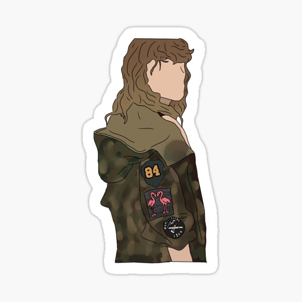 "camouflage jacket tay" Sticker for Sale by megamindts | Redbubble