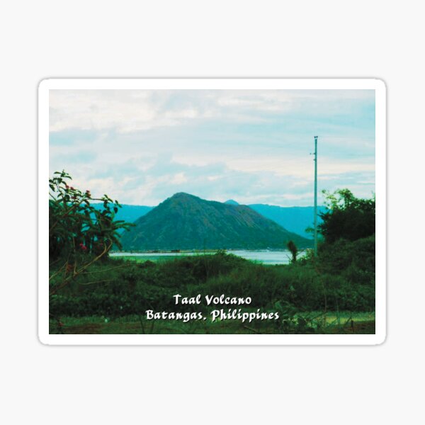 "Taal Volcano Up Close, Batangas, Philippines" Sticker for Sale by ...
