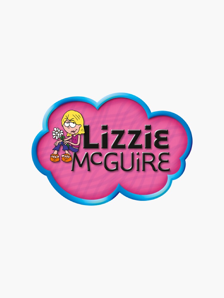 "Lizzie McGuire Logo" Sticker for Sale by clairechesnut | Redbubble