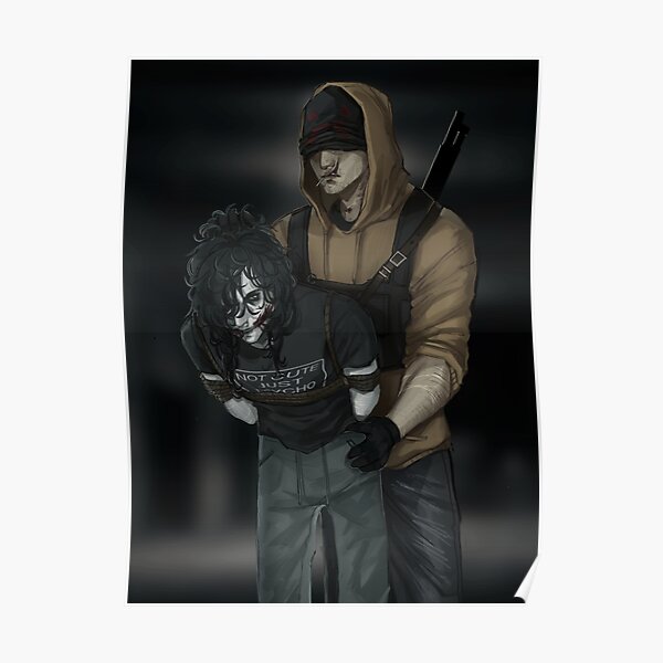 "creepypasta art jeff thekiller slenderman hoodie" Poster for Sale by ...