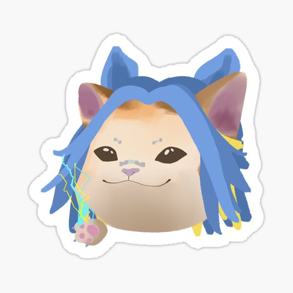 "Nyoom Cat" Sticker for Sale by Honeydew-milkT | Redbubble