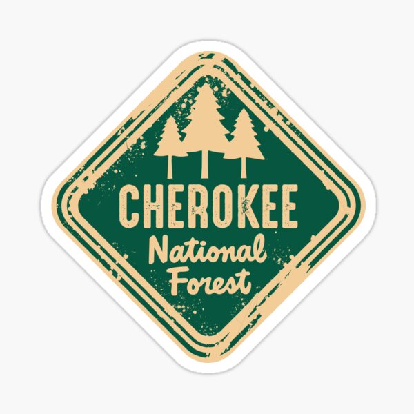 Cherokee National Forest Stickers | Redbubble
