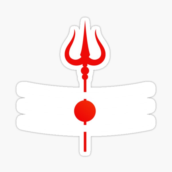 "Shiva Trishul " Sticker for Sale by CMAMARCC | Redbubble