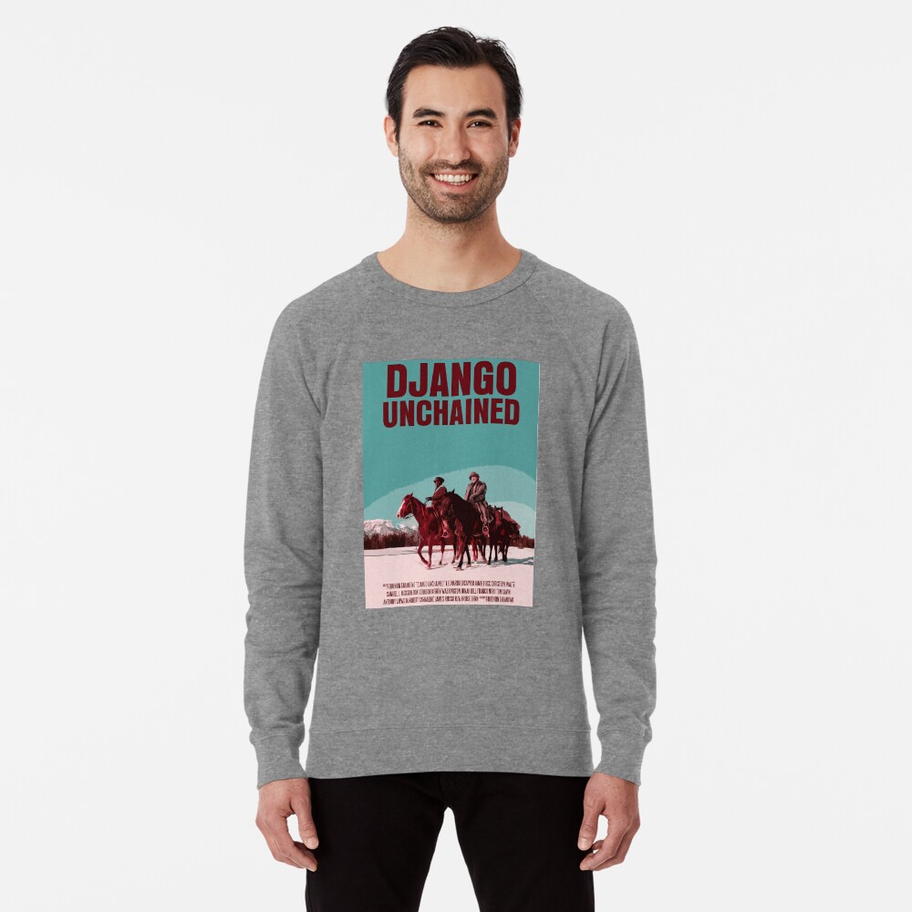 "Django Unchained Movie Poster" Sticker for Sale by FunnyFaceArt ...