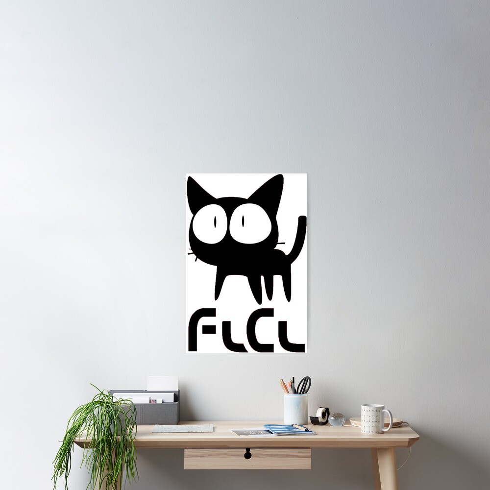"FlCL CAT" Poster by Maddisan | Redbubble