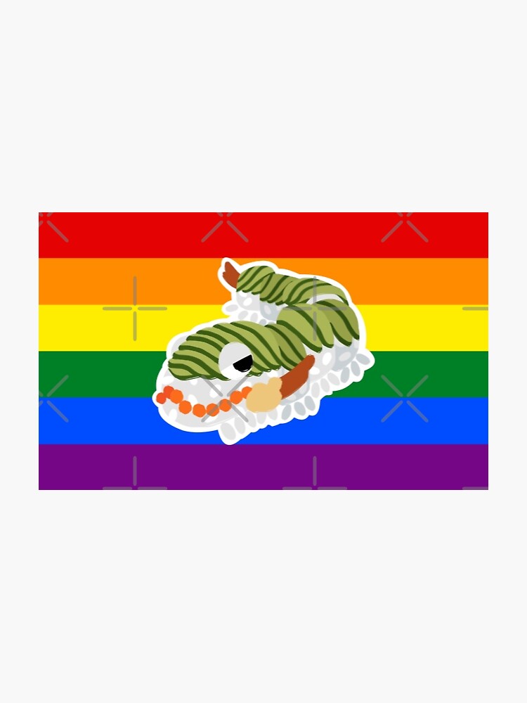 "Gay Pride Megamaki Bugsnax" Sticker for Sale by Penguininja | Redbubble
