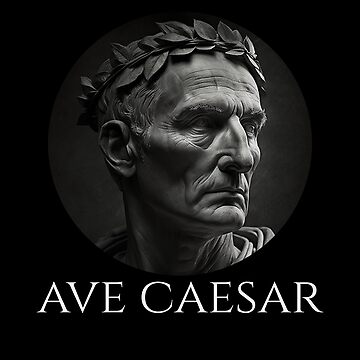 "Gaius Julius Caesar - Ave Caesar - Ancient Roman History" Sticker for ...