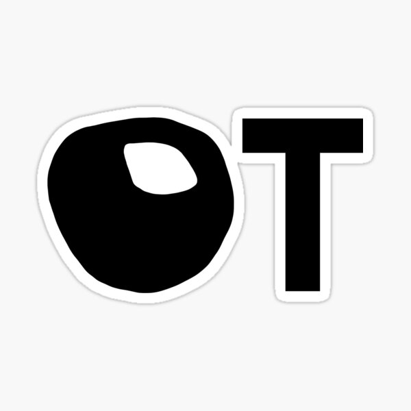 "OT" Sticker for Sale by haleykisor | Redbubble