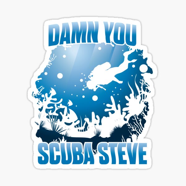 Scuba Steve Stickers | Redbubble