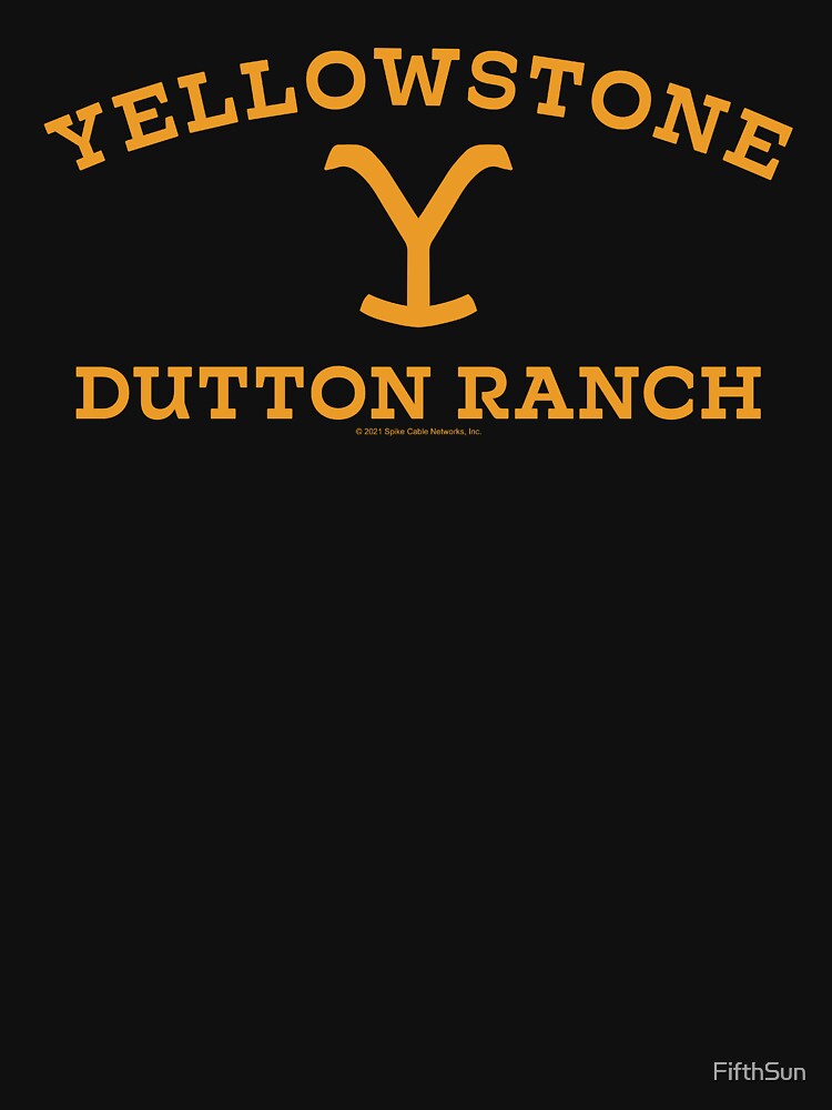 "Yellowstone Large Gold Dutton Ranch Logo" T-shirt for Sale by FifthSun ...