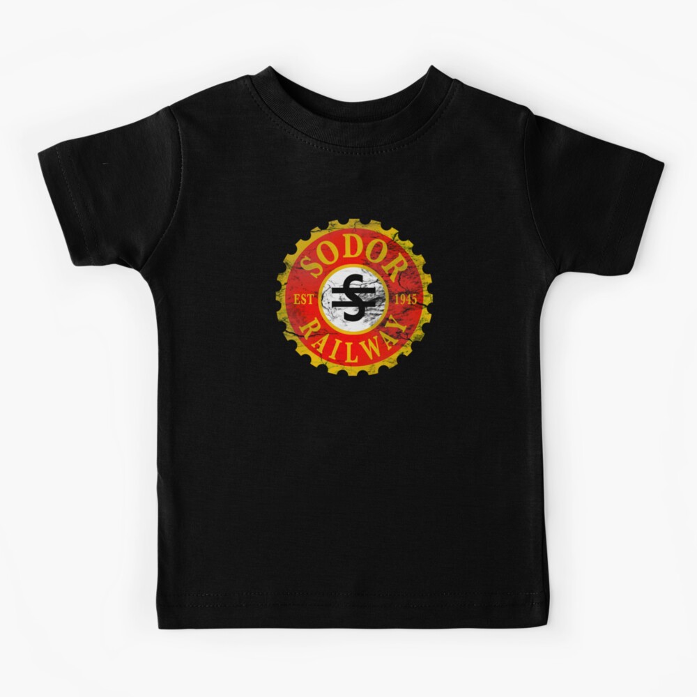"Sodor Railway Logo - Distressed" Kids T-Shirt by casiel1969 | Redbubble