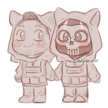 "chibi GhostSoap 4/8" Sticker for Sale by itskaaate | Redbubble