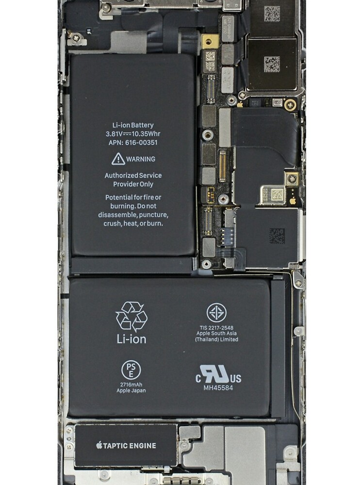 "iphone x internals " iPhone Case for Sale by GuyBergman | Redbubble