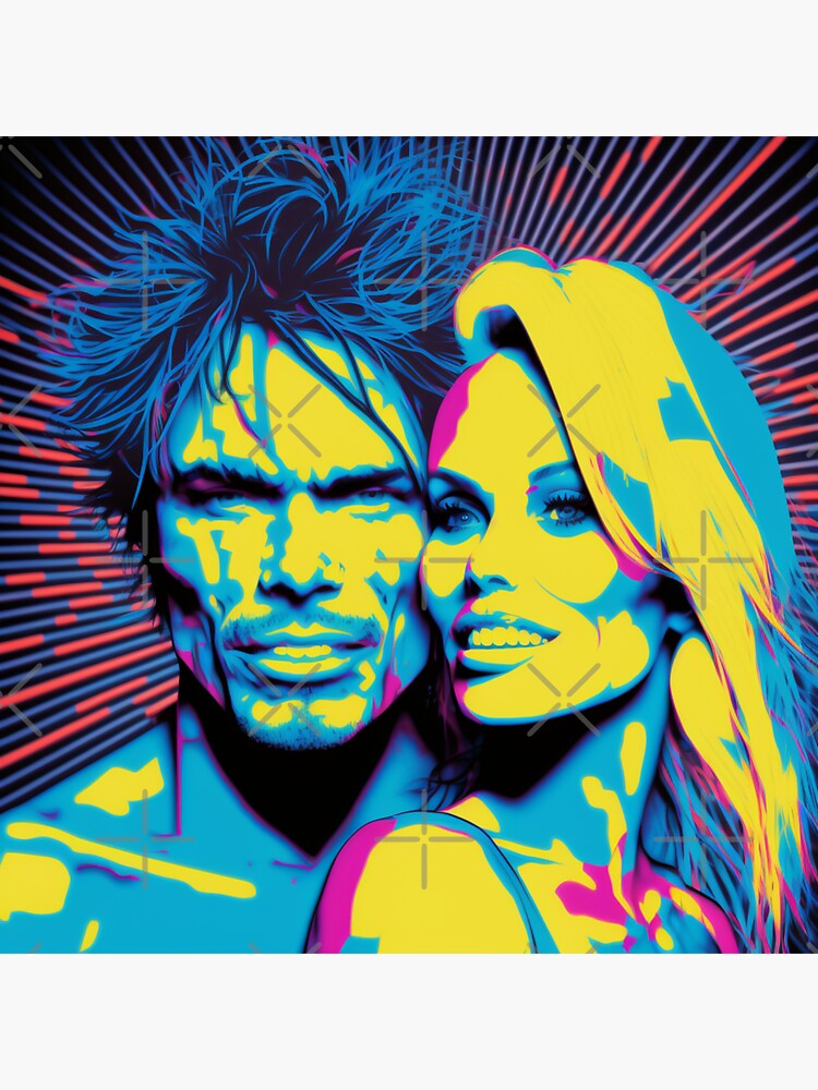 "Pam and Tommy " Sticker for Sale by Denzel002 | Redbubble