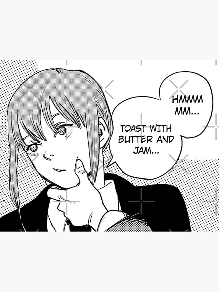 "Chainsaw man Makima manga panel design #2" Sticker for Sale by ...