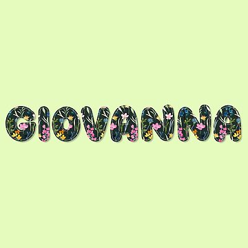 "Giovanna name, Giovanna go green!" Sticker for Sale by Danylo ...