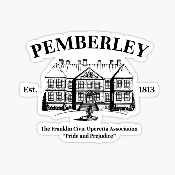 "FCOA’s Pemberley" Sticker for Sale by grace-tilapia | Redbubble