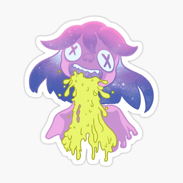 "pukeface" Sticker for Sale by YoungSovereign | Redbubble