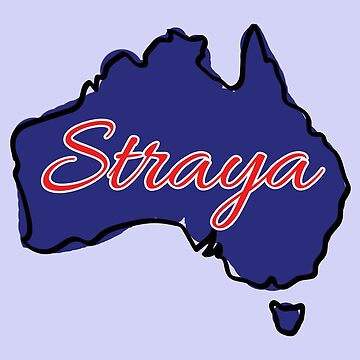 "Aussie slang- Straya mate" Sticker for Sale by amitd27 | Redbubble