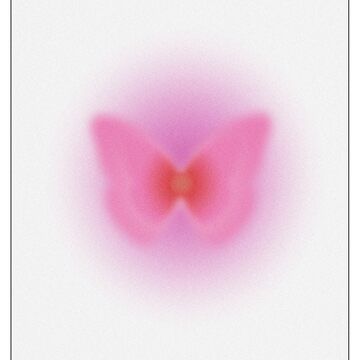 "Trust The Process Butterfly Pink Aura Gradient" Poster for Sale by ...