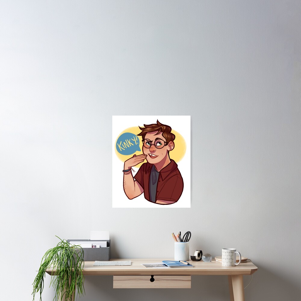 "Jared Kleinman (dear Evan Hansen)" Poster for Sale by drizzledrawings ...