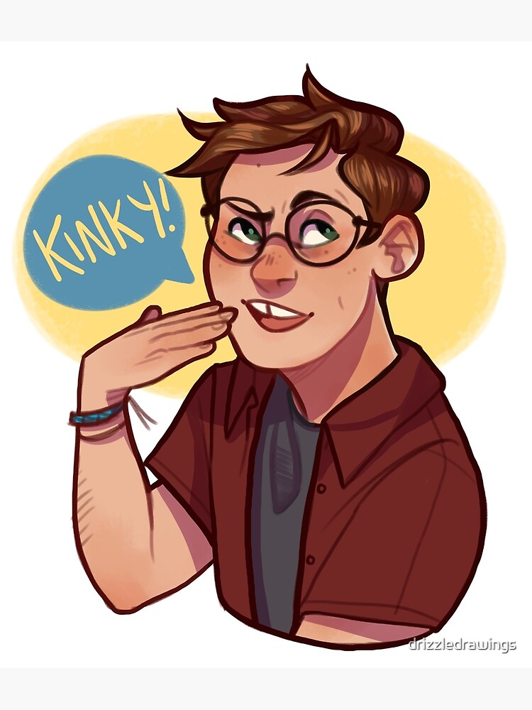 "Jared Kleinman (dear Evan Hansen)" Poster by drizzledrawings | Redbubble