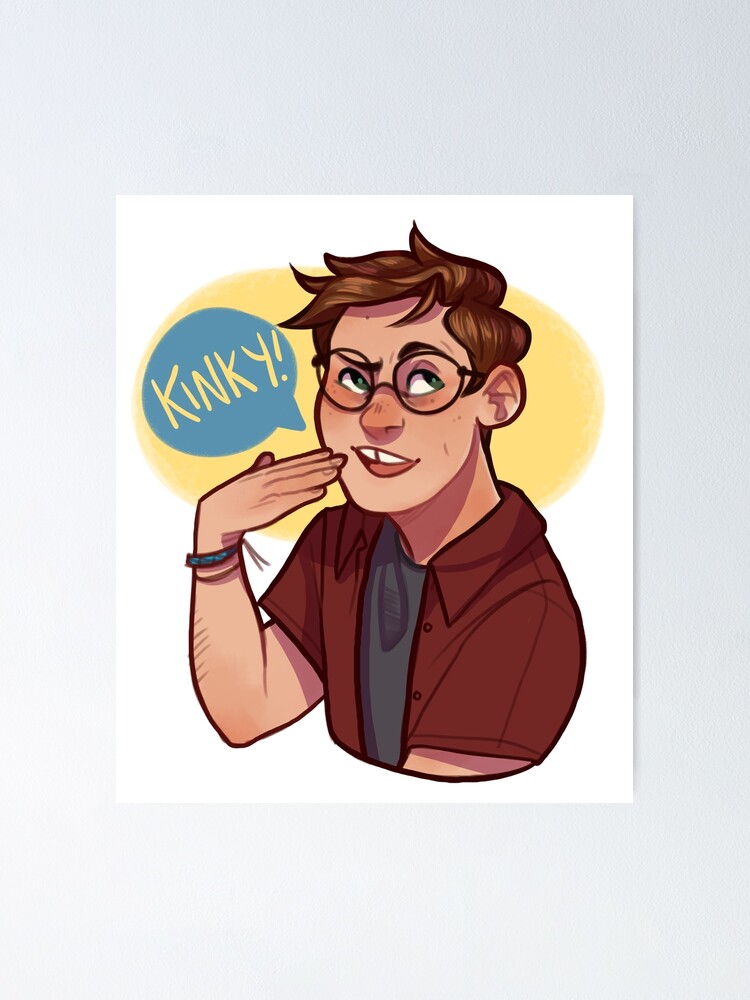 "Jared Kleinman (dear Evan Hansen)" Poster for Sale by drizzledrawings ...